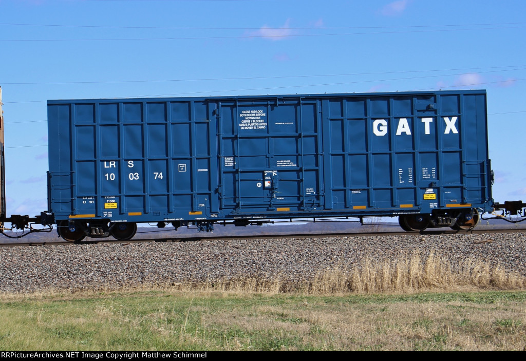 Blue GATX Box Car